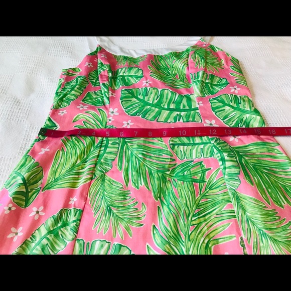 Kaeli Smith | Dresses | Kaeli Smith Pink Tropical Palm Dress | Poshmark